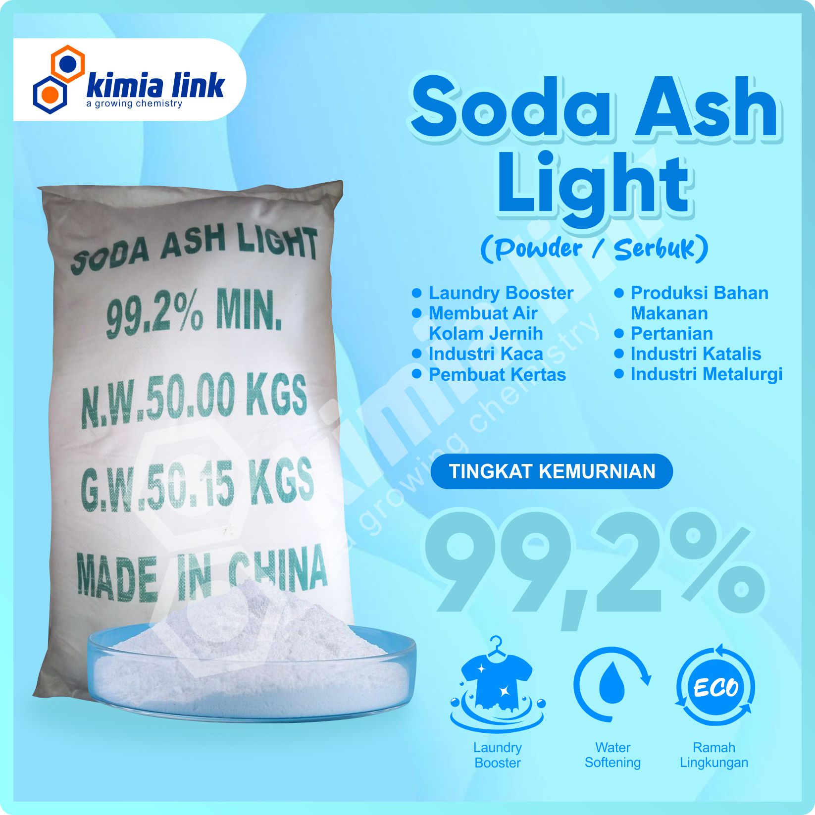 Soda Ash Light – Kimia Link